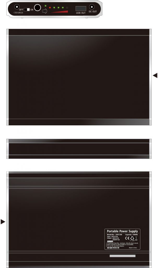 小型 軽量 出力24V 容量100Wh リチウムイオン電源 | NISSEN